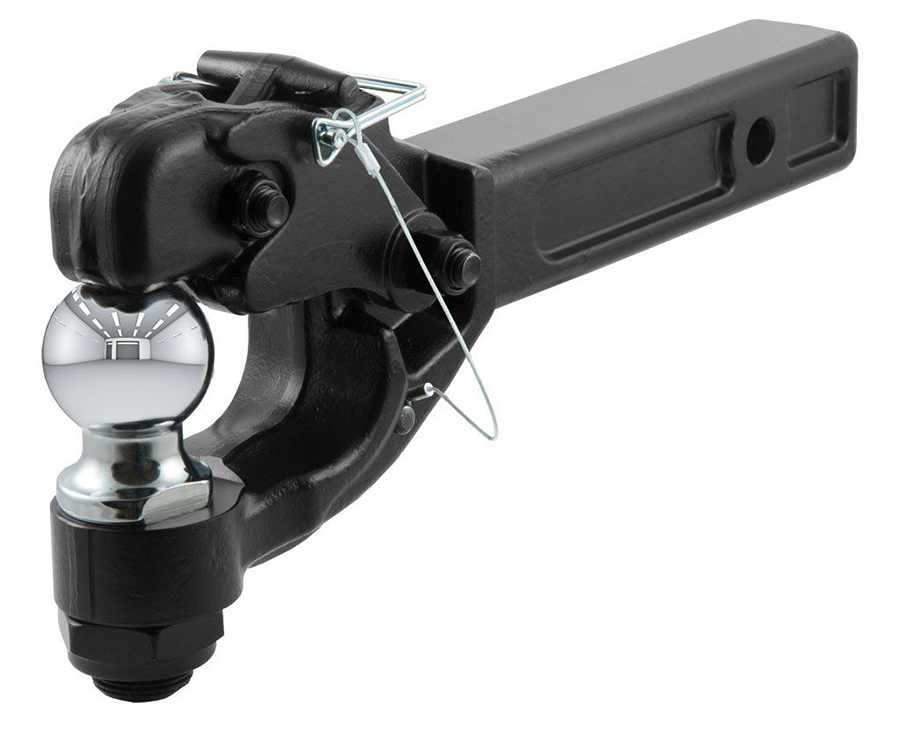 Receiver-Mount Ball & Pintle Hitch - Curt 48007