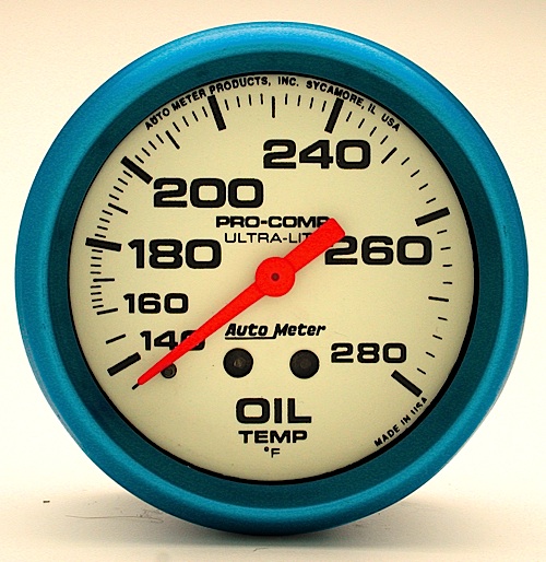 Ultra-Nite Oil Temperature Gauge - AutoMeter 4541