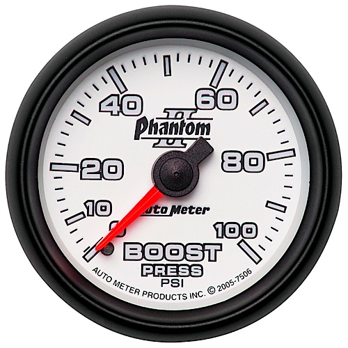 Phantom II Boost Gauge - AutoMeter 7506