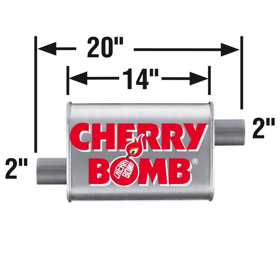 Turbo Muffler - Cherry Bomb 16813CB