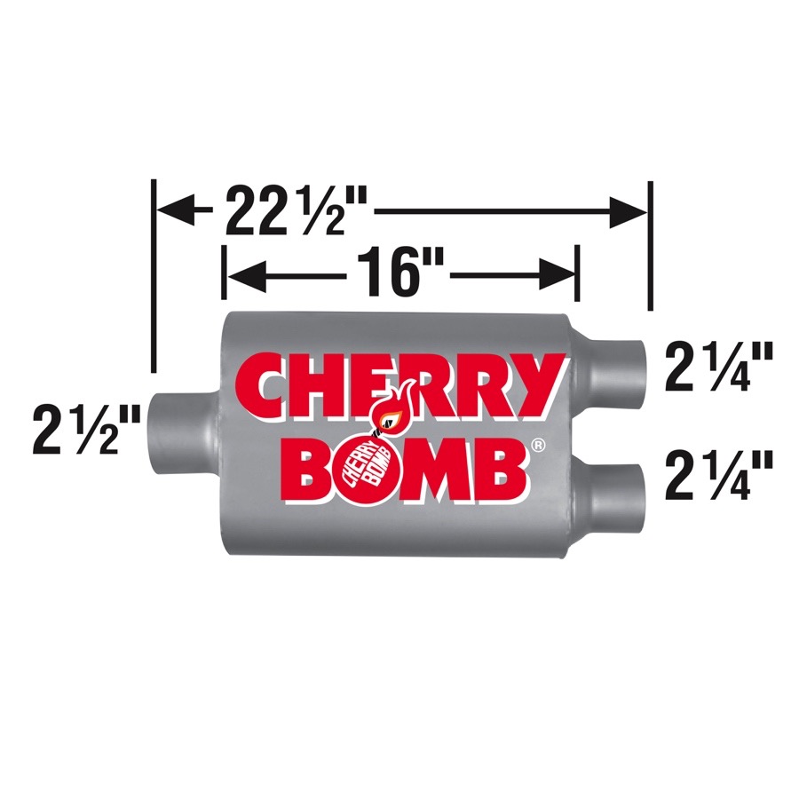 Vortex Muffler - Cherry Bomb 88107CB