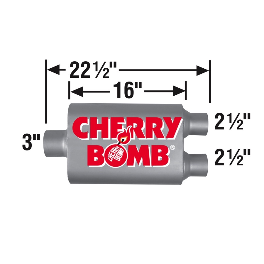 Vortex Muffler - Cherry Bomb 88109CB