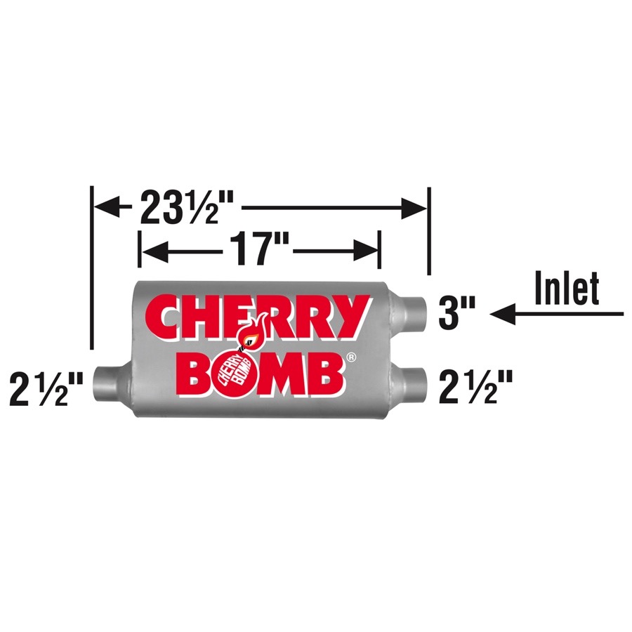 Vortex Muffler - Cherry Bomb 88117CB