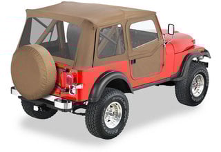 1955-1975 Jeep CJ5 Bestop Supertop Soft Top - Bestop 51595-04